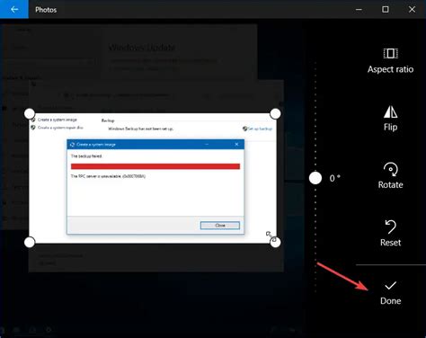 how to trim or crop images in windows 10 using photos app winhelponline