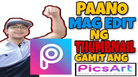 PAANO MAG EDIT GAMIT ANG PICSART AT ISA SA APPS NA GAMIT NG YOUTUBER