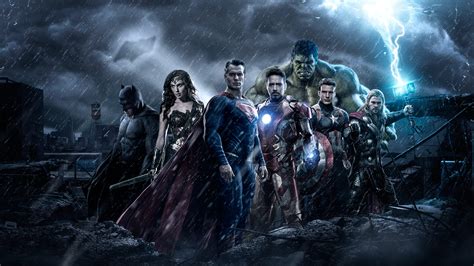 X The Avengers Vs Justice League Wallpaper X Resolution