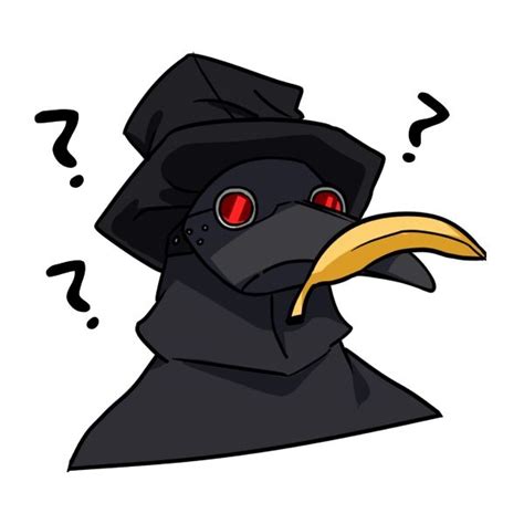 Стикеры Чумной Доктор Plague Doctor Stickers Plague Doctor