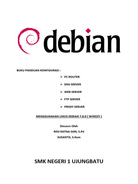 Modul Debian Server Pdf Komputer