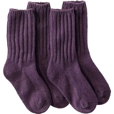 L L Bean Merino Wool Ragg 10in Sock 2 Pack Accessories
