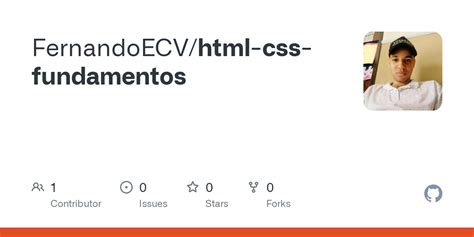 Github Fernandoecvhtml Css Fundamentos