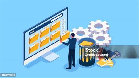 organize computer files clean up and delete junk files improve work