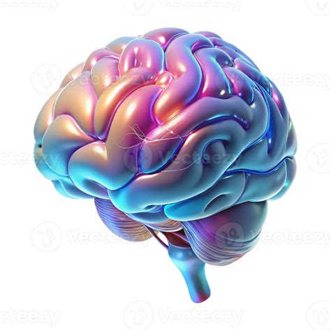 Extraordinary Modern A Holographic Projection Of A Human Brain Intricate Neural Pathways