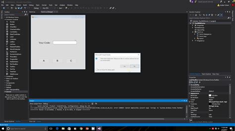 Fun With Windows Forms C Windows Forms In Visual Studio Tutorial YouTube