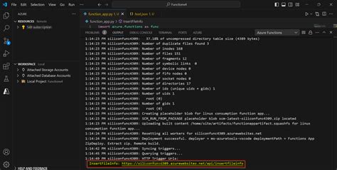 Visual Studio Code Azure Function Is Not Deployed From Vs No
