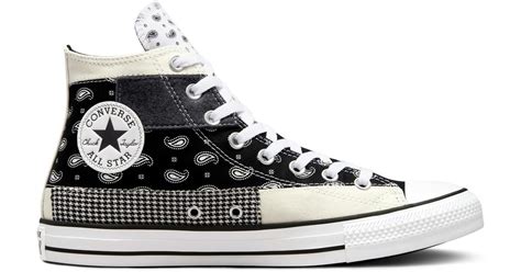 Converse Chuck Taylor All Star Hacked Patterns In Black Lyst