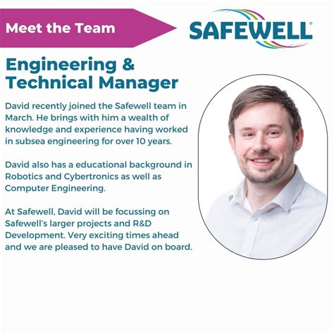 Meet Our Technical And Engineering Manager David Kane Safewell Solutions Ltd