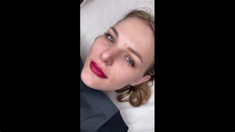 Заживший Пм бровей и перманент губ сразу после процедуры Записаться на процедуру вы можете