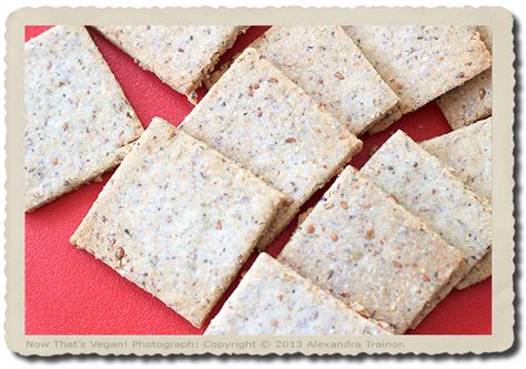 Flax Seed Crackers