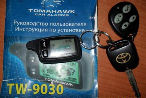 Alarm "TZ-9030 Tomahawk": návod k obsluze, instalace, konfigurace