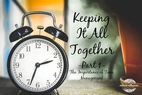 Using Time Wisely