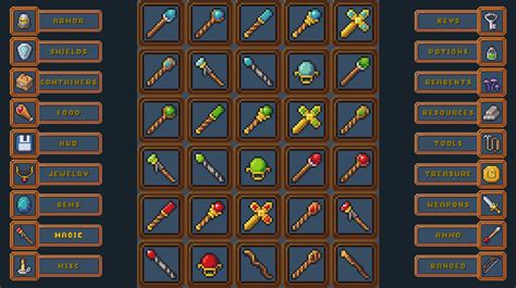 2D Pixel RPG Icon Pack By Venogear