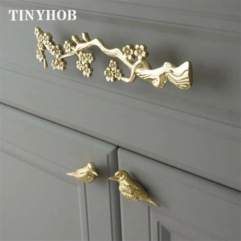 Brass Furniture Hardware New Knobs Dresser Cupboard Door Handles Drawer Cabinet Aliexpress