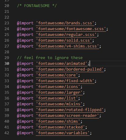 Sass Syntaxerror Undefined Variable Fa Css Prefix Issue Bokmann Font Awesome