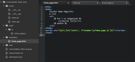 setting up a flask application 6 steps instructables