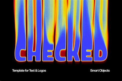 Premium Psd Melted Distorted Text Effect