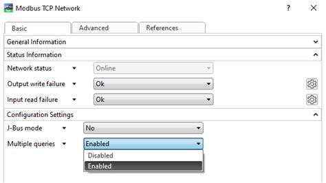 modbus ip multiple queries and multiple query packets async