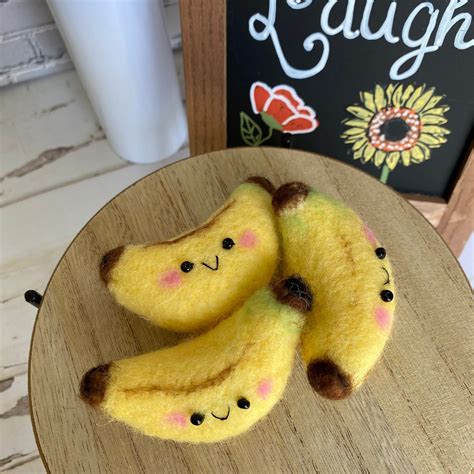 Cute Banana Fridge Magnet Kitchen Magnet Felt Banana Leek Fruit