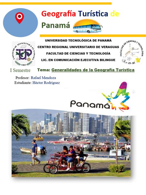 Generalidades De La Geografía Turística Geografía Turística De Panamá