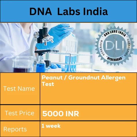 Peanut Groundnut Allergen Test Cost 5000 Inr In India