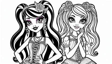 47 Värityskuvia Monster High Draculaura Clawdeen Ja Paljon Muuta