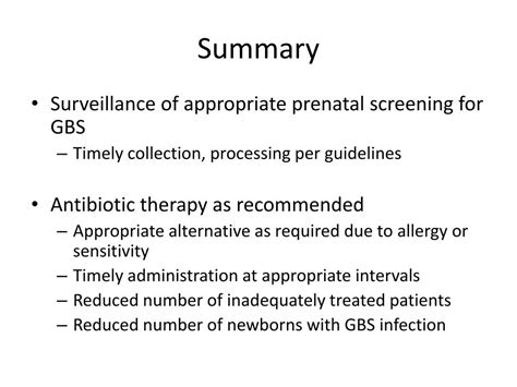 Ppt Improving Prophylactic Treatment Of Gbs Positive Obstetrical Patients Powerpoint