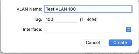 Can T Create VLANs OSX Monterey Apple Community