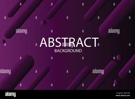 Purple Minimal Geometric Background Dynamic Shapes Composition Stock Vector Image And Art Alamy