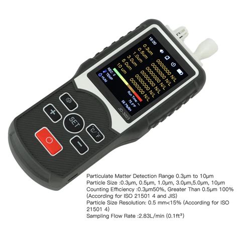 Air Particulate Matter Tester Counter Professional Dust Particle Air