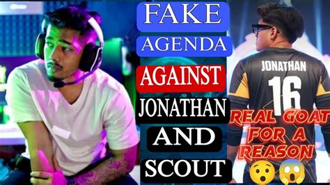 Fake Agenda 😨 😯 Against Jonathan Gaming And Scout Op Snehil React Youtube