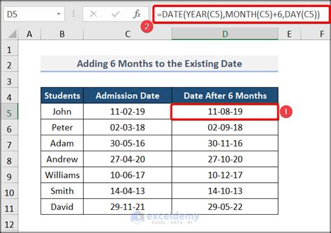 How To Add Years To A Date In Excel Easy Methods