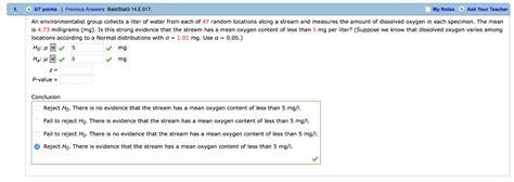 Solved 1 5 7 Points Previous Answers BaldiStat3 14 E 017 Chegg