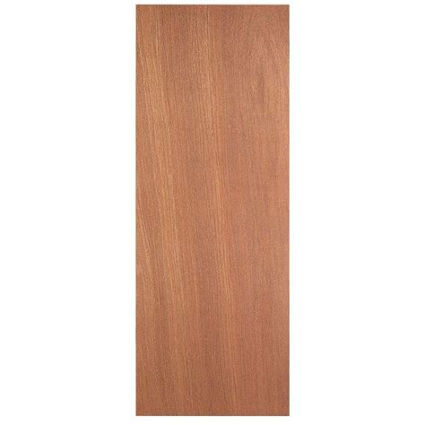 Masonite 32 In X 80 In Smooth Flush Unfinished Hardwood Solid Core