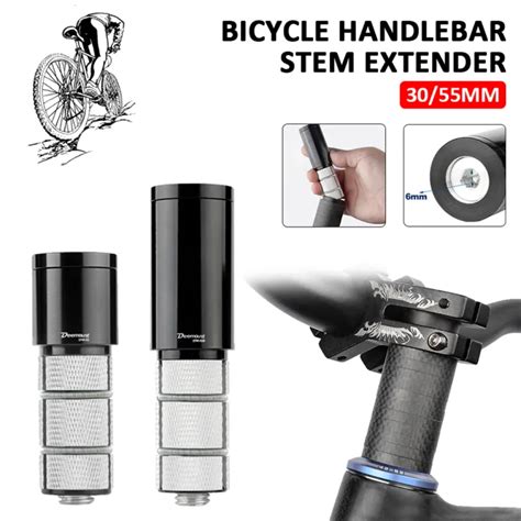 Bicycle Hidden Stem Extender Aluminum Alloy Handlebar Fork Stem Riser