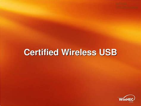 PPT Innovations In Wired And Wireless USB PowerPoint Presentation Free Download ID 754896
