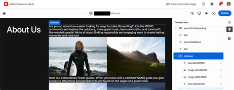 Authoring Content With The Universal Editor Adobe Experience Manager