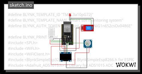 Soil Monitering Wokwi Esp32 Stm32 Arduino Simulator