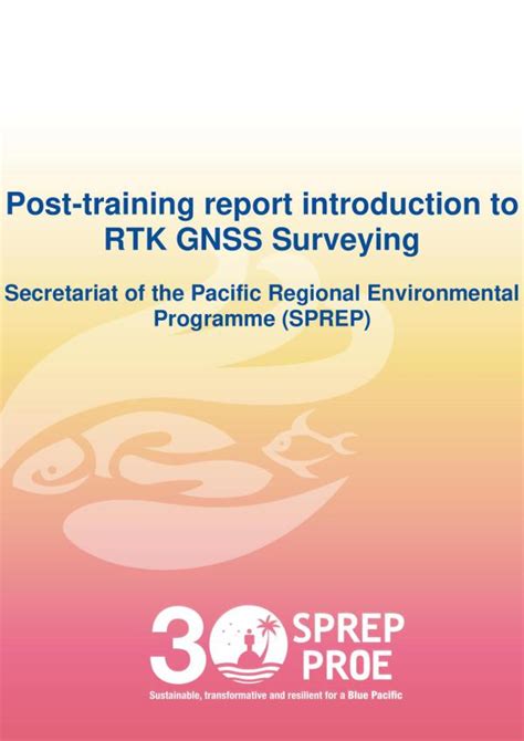 Post Training Report Introduction To Rtk Gnss Surveying