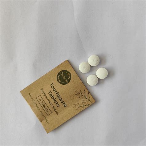 Buy Toothpaste Tablets Without Flouride 4 Tabs Pack Of 10
