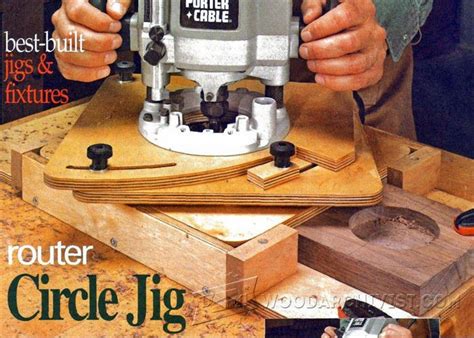 Router Circle Jig WoodArchivist