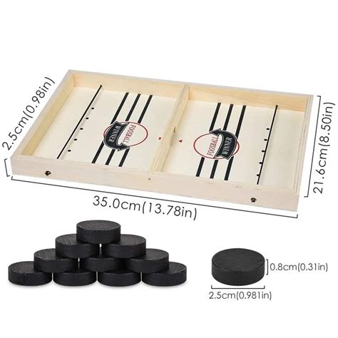 Fast Sling Puck Super Winner Wooden Sling Hockey B Grandado