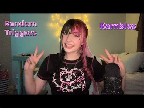 ASMR | Random Triggers (Face Globes, Tapping, etc) & Whisper Ramble ...