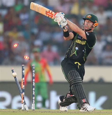 David Warner Swings And Loses His Middle Stump To Al Amin Hossain