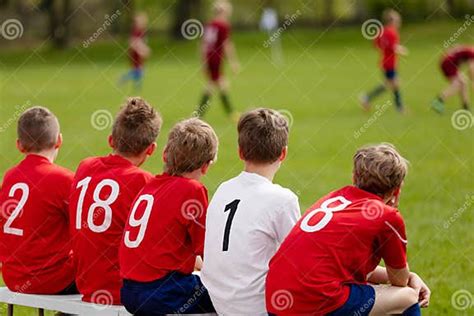 Equipo De Fútbol De Los Niños Academia Del Fútbol De Los Niños