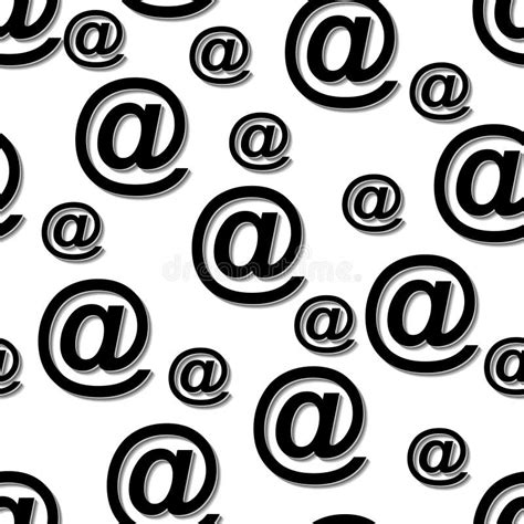 Seamless Email Pattern Stock Vector Illustration Of Communication