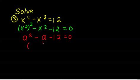 Solving Higher Order Polynomials Using Trickery Aka A Quadratic Pattern Youtube