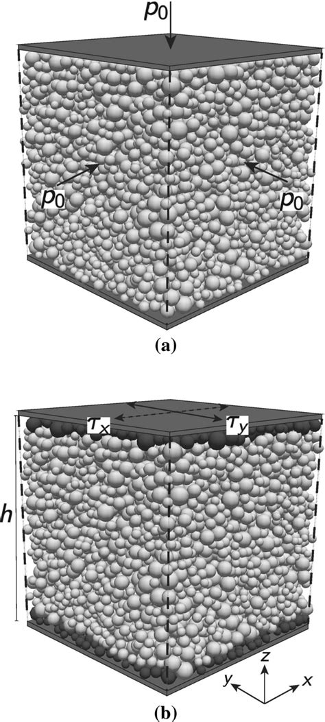 Illustration Of Particle Arrangements And Boundary Conditions For A Download Scientific Diagram