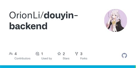 Github Orionlidouyin Backend